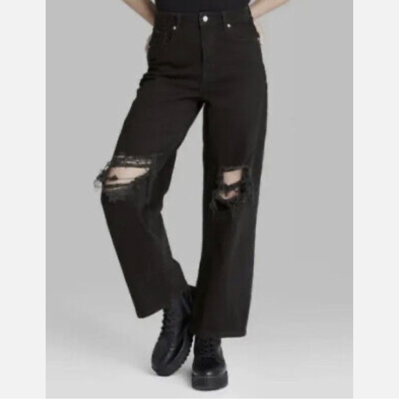 wild fable | Jeans | Wild Fable Highrise Baggy Distressed Jeans Women ...
